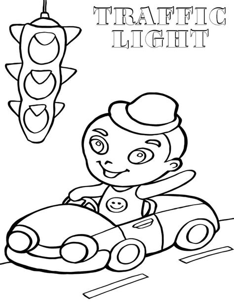 Dibujos De Semáforo Para Colorear E Imprimir Coloringonlycom