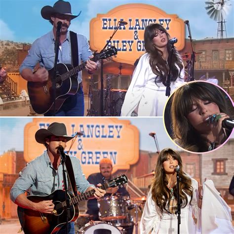 Country Ella Langley And Riley Green Brought An Undeniable Spark To