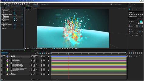 After Effects Tutorial Particle Splash Logo Reveal Customization Youtube Tutoriales