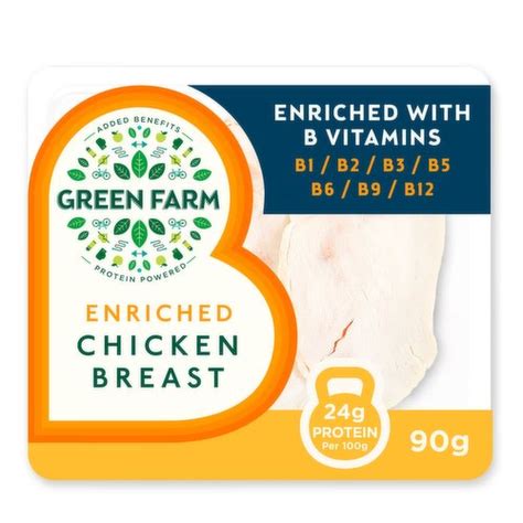 Green Farm Added Benefits Enriched Chicken Breast 90g Dunnes Stores