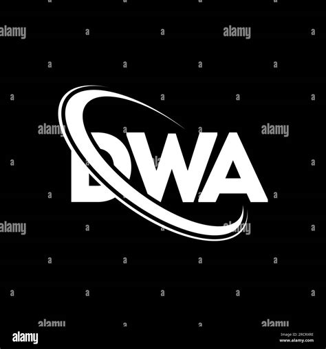 DWA Logo DWA Letter DWA Letter Logo Design Initials DWA Logo Linked With Circle And Uppercase