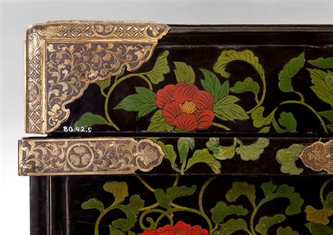 An Extraordinary Large Japanese Gilt Copper and Lacquer Nagamochi Trunk ...