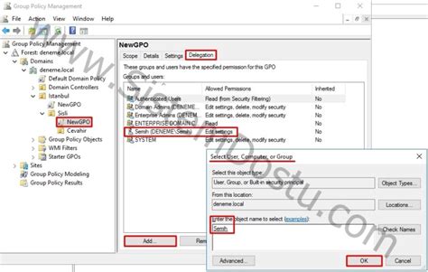 Group Policy İnheritance Enforce Ve Block Inheritance Filter Sistem Ve Network Dünyasına