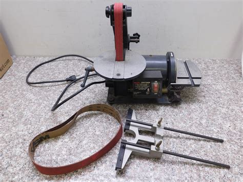 Grinder Craftsman Sears Belt Disc Sander Model 572 287310