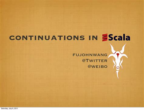 Continuations In Scala （incomplete Version） Ppt