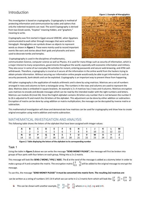 Cryptography Di Mathematical Methods Year 11 Sace Thinkswap