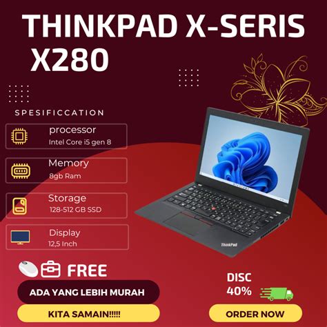Jual Laptop Lenovo Thinkpad X X X X X Laptop Original Begaransi Ram