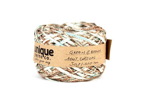 Unique Yarns Co Green Rust Cotton Yarn