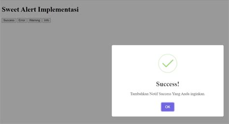 Memahami Dasar Penggunaan Dan Instalasi Sweet Alert Dalam Laravel
