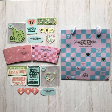 Jual Seventeen Treats With Puyo Sticker Set Cupsleeve Candy Or Diamond Days Version