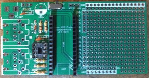 Nano Midi Proto Pcb Build Guide Simple Diy Electronic Music Projects