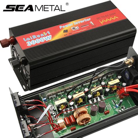 Car Inverter 12v 2000w 3000w 24v 220v Pure Sine Wave Inverters Power