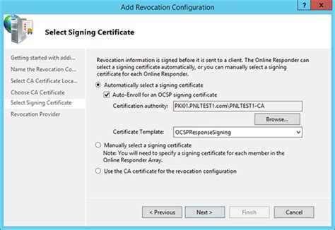 Microsoft Certificate Services Configuring OCSP PeteNetLive