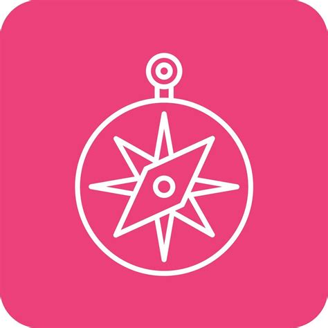 Compass Line Round Corner Background Icons 14811074 Vector Art At Vecteezy
