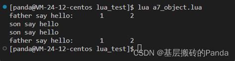 lua中self 、自索引及其面向对象应用代码示例 lua self csdn博客