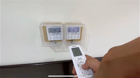 كيفيه استخدام ريموت المكيف الاسبليت لثرموستات التكييف المخفي ماركة جري