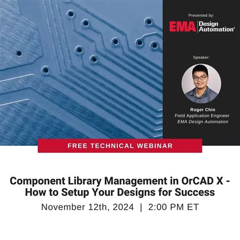 Ema Design Automation On Linkedin Caddesign Webinar Orcad