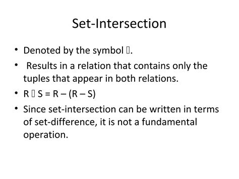 Relational Algebra Ppt