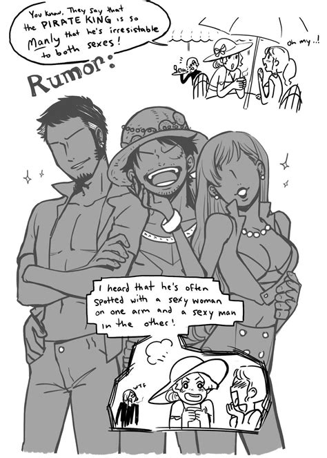 Luffy X Nami Luffy X Law One Piece Comic One Piece Funny One Piece
