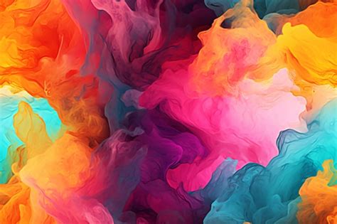 Premium Photo Seamless Ink Flow Pattern Ai Generative