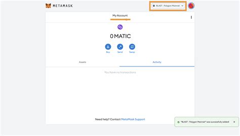 Adding A New Network To Metamask Blast Custom Rpc Blast Documentation