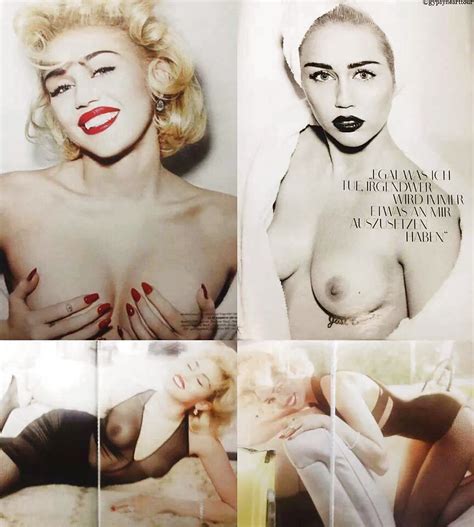 Miley Cyrus Like Marilyn Monroe Boobs Porn Pictures Xxx Photos Sex