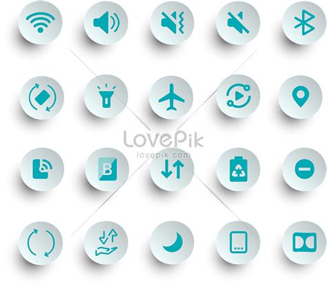 Mobile Phone Status Bar Icons Graphics Imagepicture Free Download