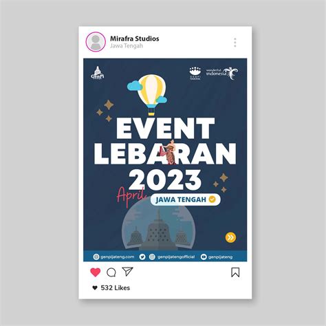 Template Canva Event Carousel Instagram Hanya 25k