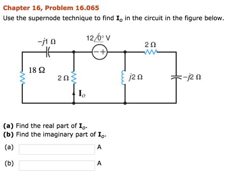 Solved Chapter 16 Problem 16065 Use The Supernode