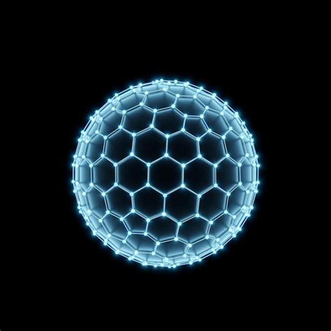 Premium Photo Hexagon Globe Sphere Network Of Connections Against