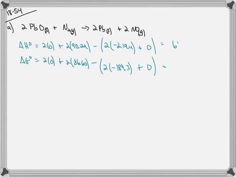Solved Calculate Part A Delta Hrxn At 25°cpart B Delta Srxn At 25