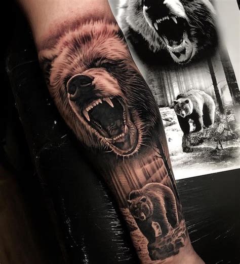 40 Stunning Bear Tattoos Symbolism And Meanings University Vip