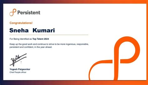 Sneha Kumari On Linkedin Toptalent2024 Persistentsystems