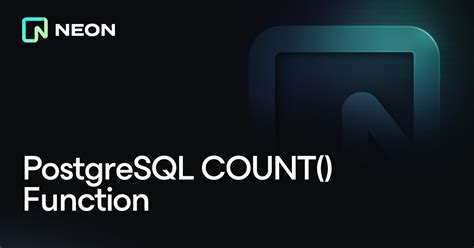 Postgresql Count Function