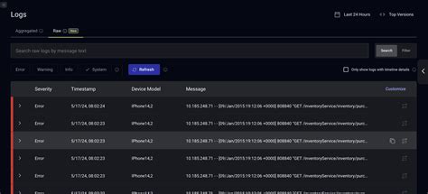 Logs Ui Embrace Documentation