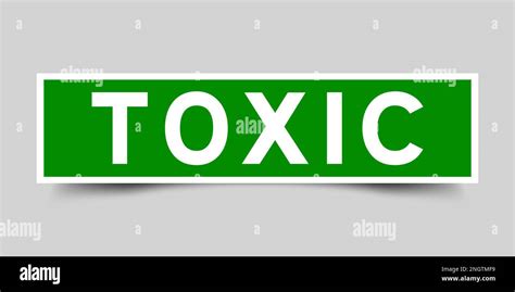 Toxic Dangerous Product Background Stock Vector Images Alamy