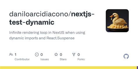 Github Daniloarcidiacononextjs Test Dynamic Infinite Rendering Loop In Nextjs When Using