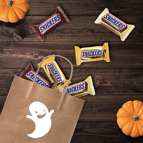Snickers Variety Pack Fun Size Original Peanut Butter And Almond Milk Chocolate Candy Bars Bulk