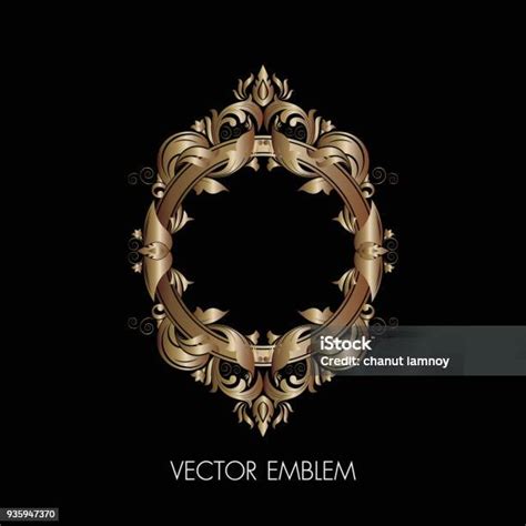 추상 로얄 브랜드 템플릿개념 원 자연 상징의 벡터입니다 고급 호텔에 대한 스톡 벡터 아트 및 기타 이미지 고급 호텔 골동품 교육 Istock