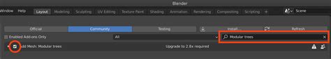 Blender How To Create A Tree With The Free Add On Modular Tree Addon STYLY