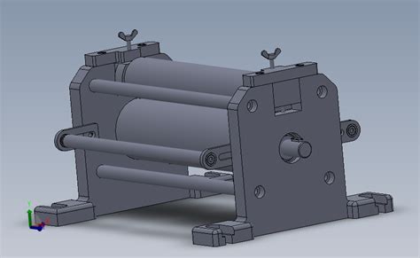 烫金机金箔驱动装置solidworks 2010模型图纸下载 懒石网