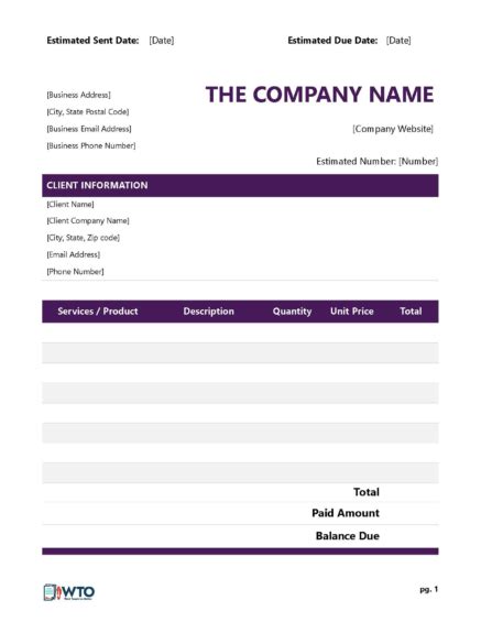 Free Tree Trimming Estimate Templates Word Excel Free Tree Trimming Estimate Templates Word Excel