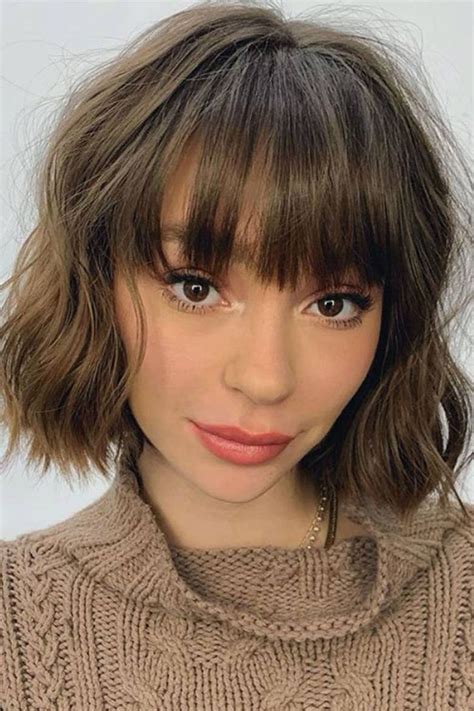 43 Fringe Hairstyles For Some Major Inspiration Short Hair Fringe Short Hair With Bangs