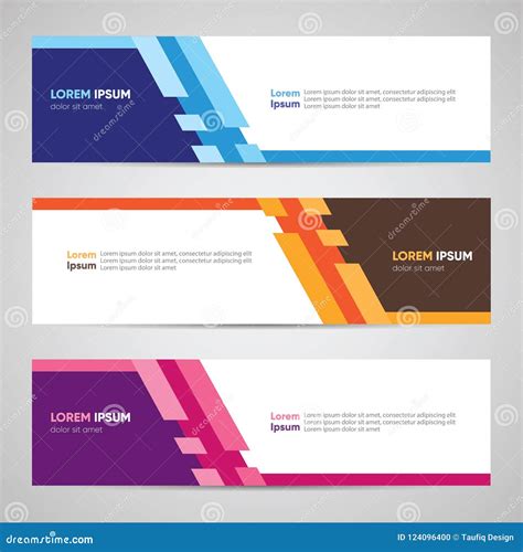 Modern Banner Design Banner Backdrop Background Header Footer W Stock Vector Illustration Of