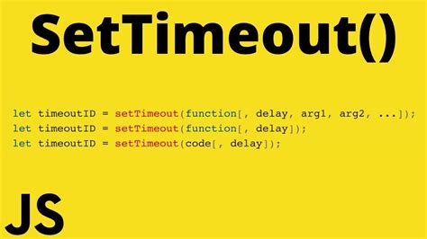 javascript 시간 제어 함수 settimeout setinterval cleartimeout