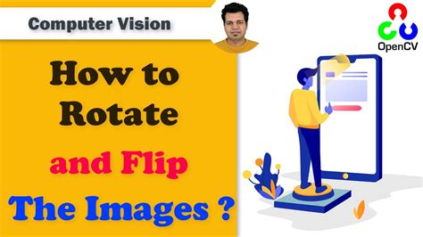 How To Rotate Clockwise And Anti Clockwise And Flip An Image In Python Opencv Youtube
