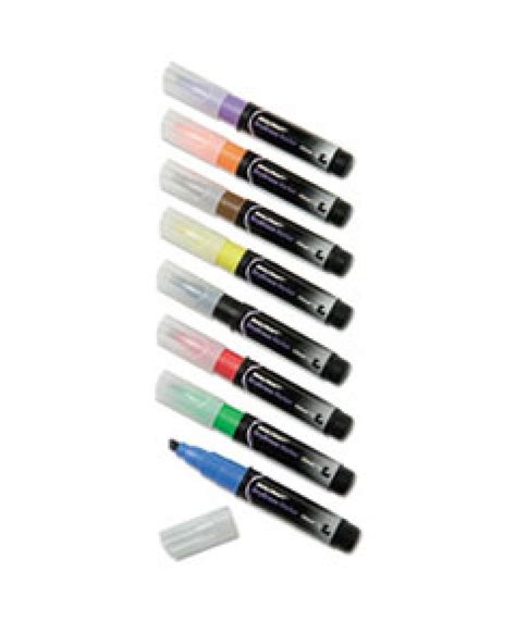 SKILCRAFT DRY ERASE MARKER BROAD CHISEL TIP ASSORTED COLORS SET