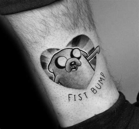 60 Adventure Time Tattoo Designs For Men Animated Ink Ideas