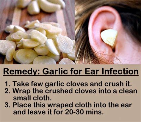 Remedy For Ear Infection Using Garlic Health Tips In Pics