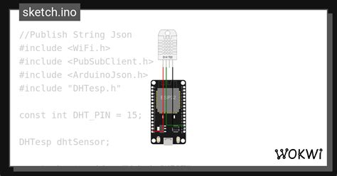 Publish String Json Wokwi Esp32 Stm32 Arduino Simulator